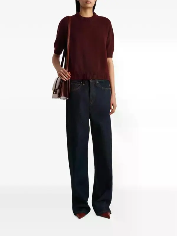 Khaite Davin Cashmere Pullover - Red