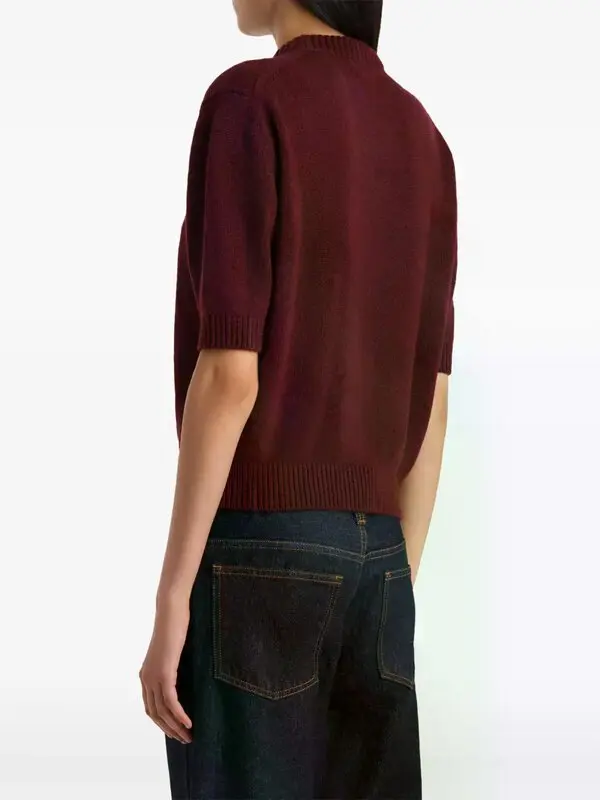Khaite Davin Cashmere Pullover - Red
