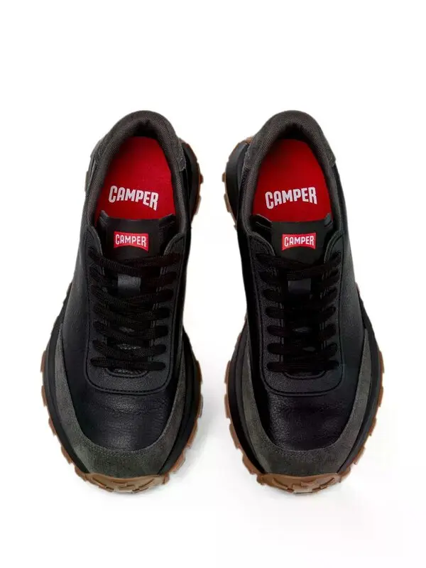 Camper Drift Trail Leather Sneakers - Black