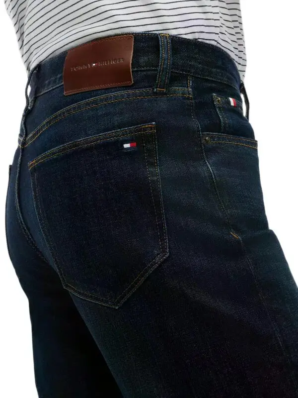 Tommy Hilfiger Logo Patch Straight-leg Jeans