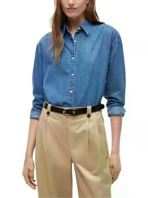 Tommy Hilfiger Embroidered Denim Shirt