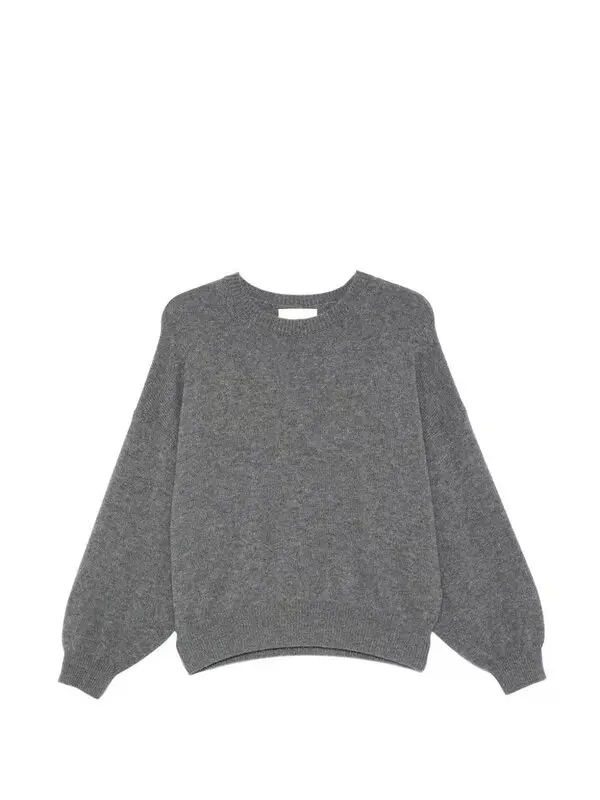 LISA YANG Veira Crew-neck Sweater - Grey