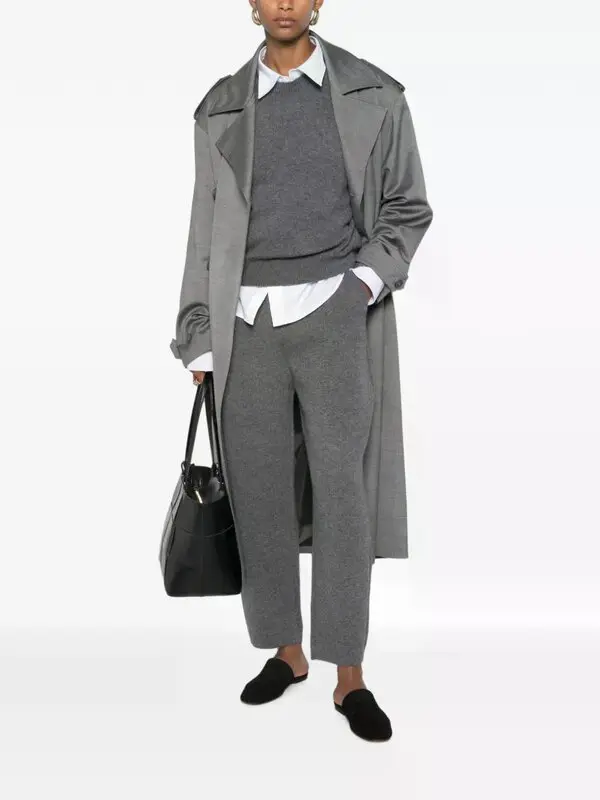LISA YANG Veira Crew-neck Sweater - Grey