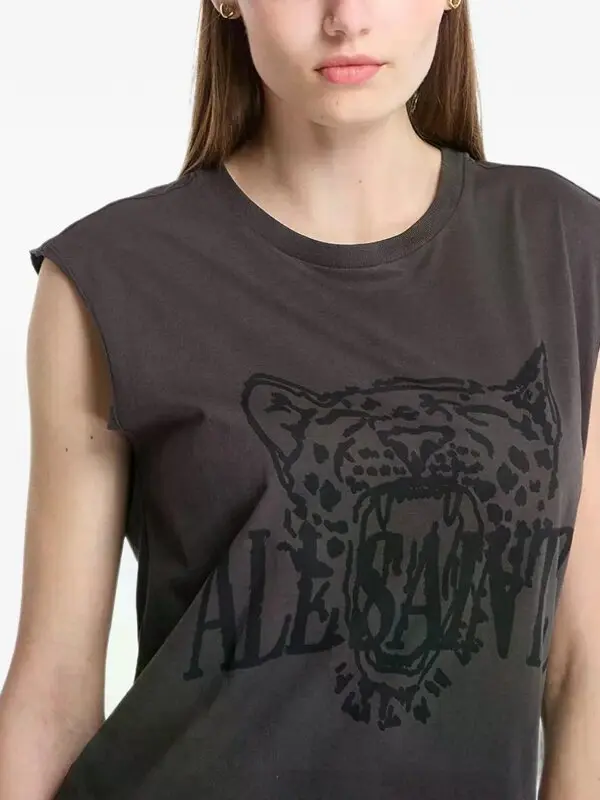 ALLSAINTS Sleeveless Graphic Print Mini Dress