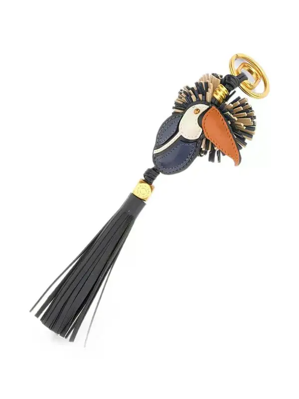 GIANNI CHIARINI Toucan Tassel Keyring - Blue