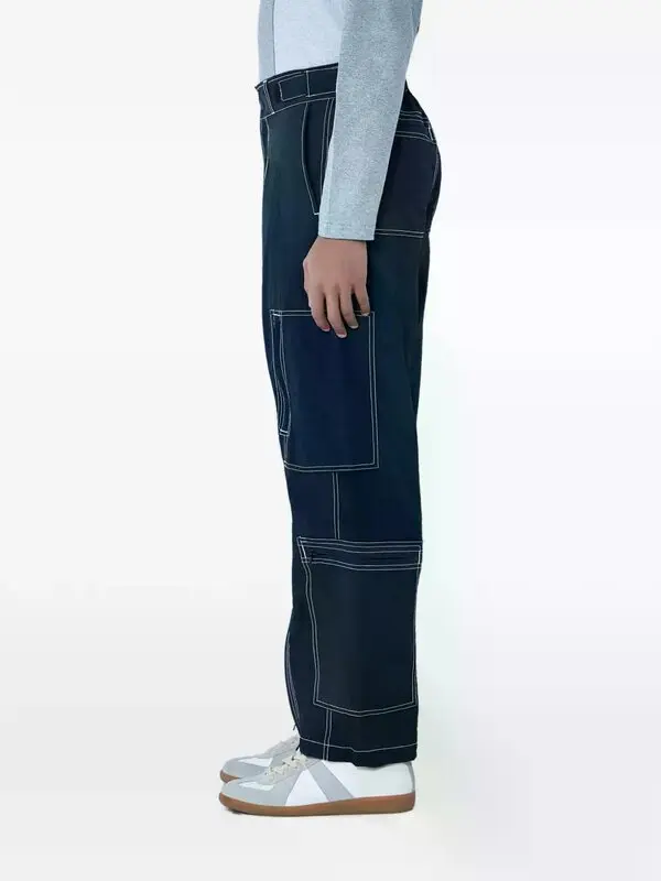 NÒMARYTHM TEXTILE Cargo Pants With Contrast Stitching