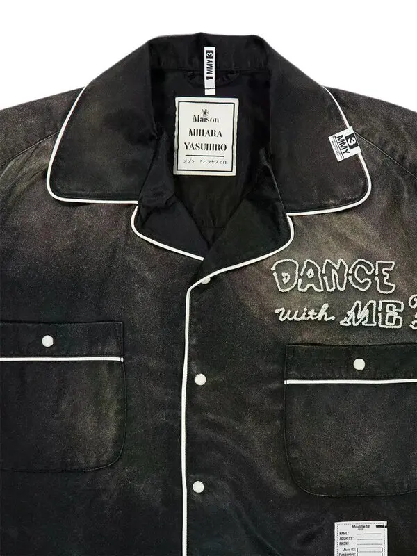 Mihara Yasuhiro Sun-fade Embroidered Shirt