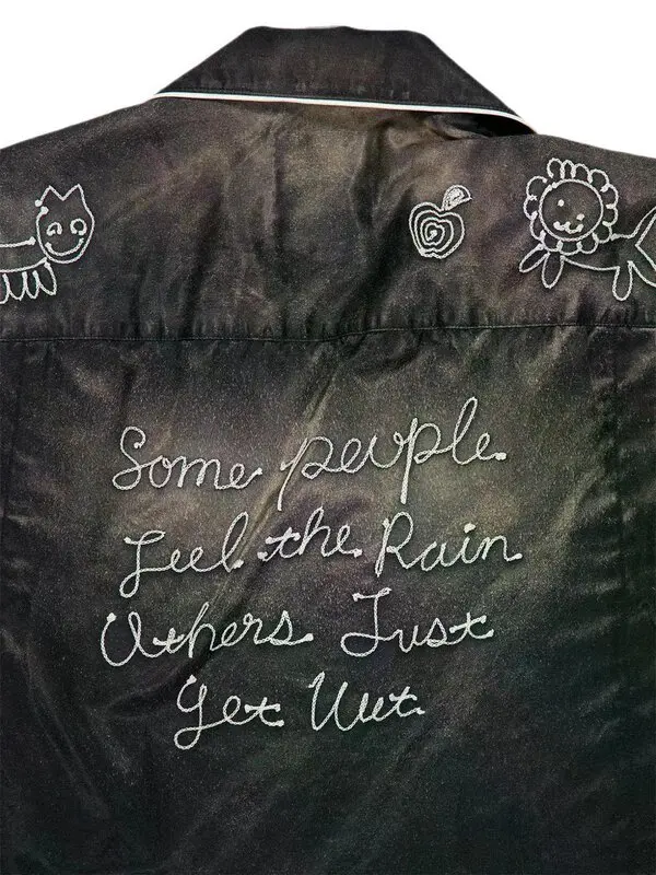 Mihara Yasuhiro Sun-fade Embroidered Shirt