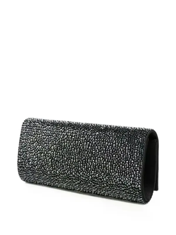 TWENTY FOURHAITCH Huma Crystal-embellished Fold-over Clutch Bag