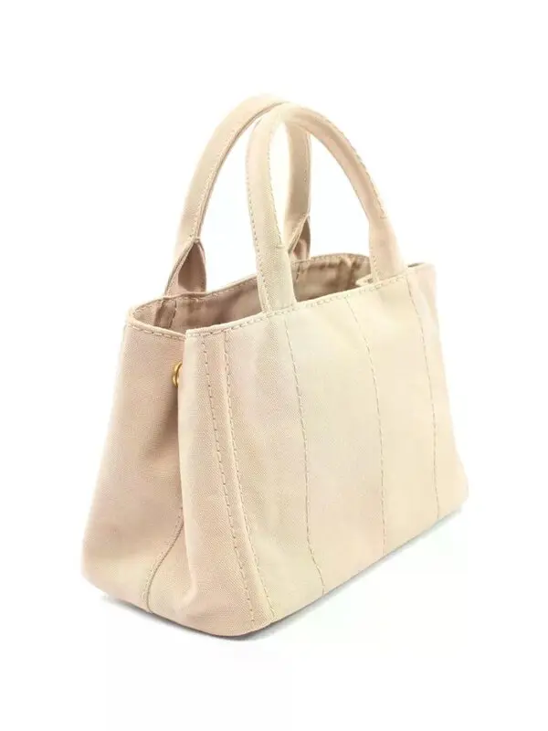 Prada Logo Print Tote Bag