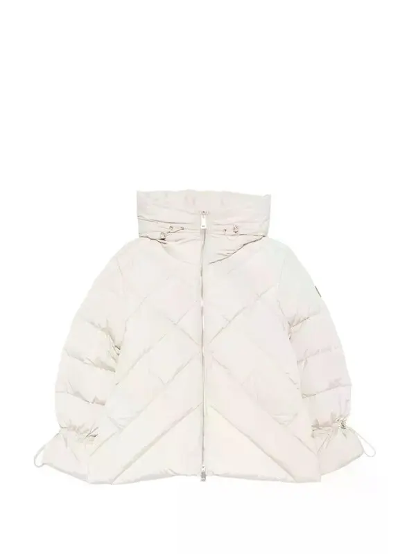 SERGIO MORETTI FIRENZE Quilted Hooded Jacket - Neutrals