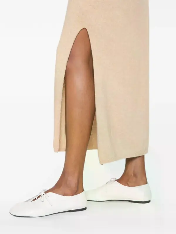 SERGIO MORETTI FIRENZE Sleeveless Side-slit Midi Dress