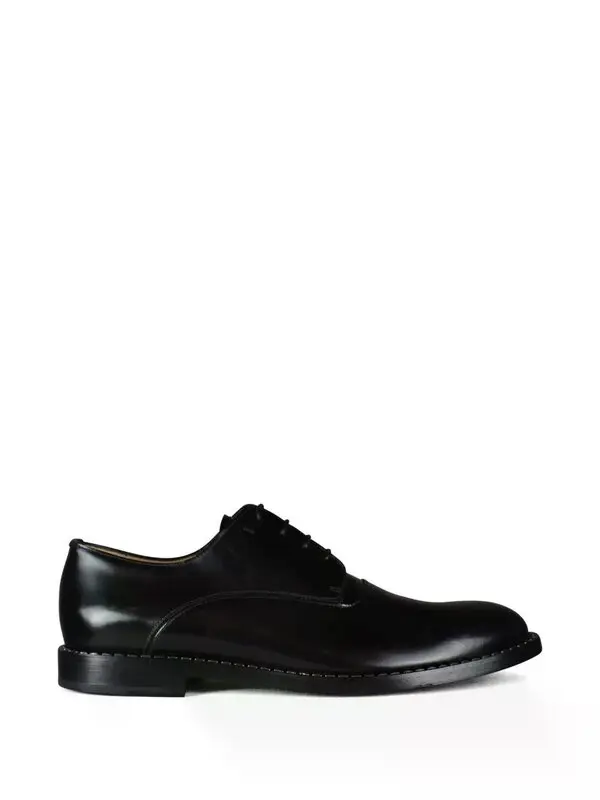Fendi Metallic Trim Oxford Shoes - Black