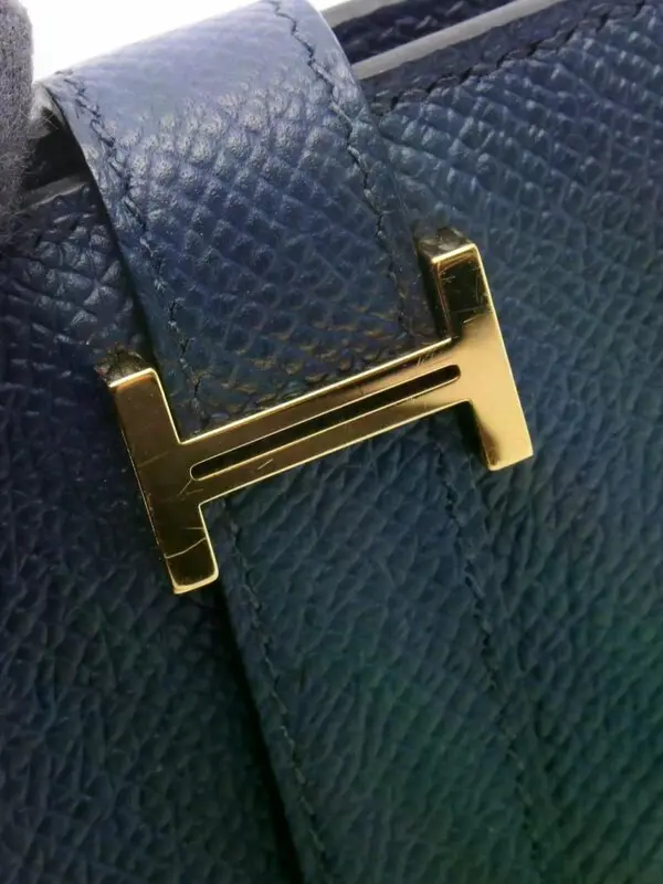 Hermès 2023 Mini Bleu De Plus Card Case