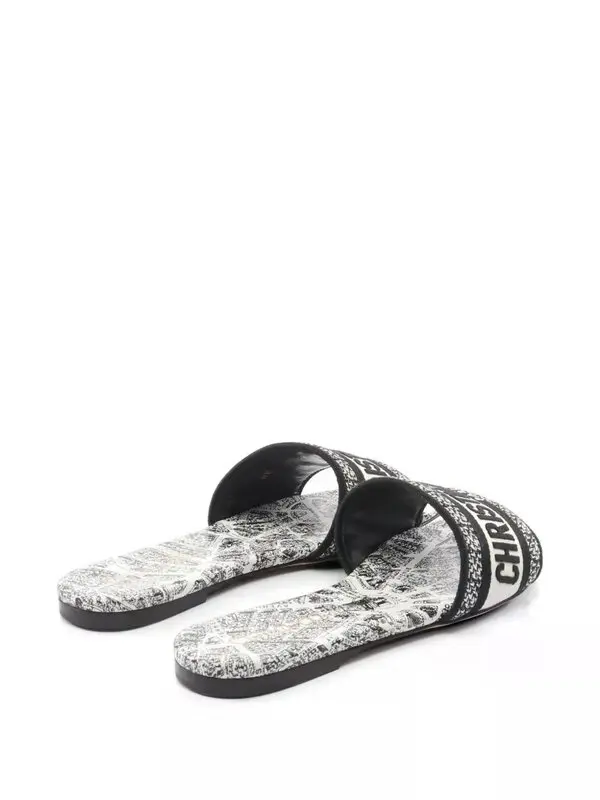 Dior Dway Canvas Slide Sandals