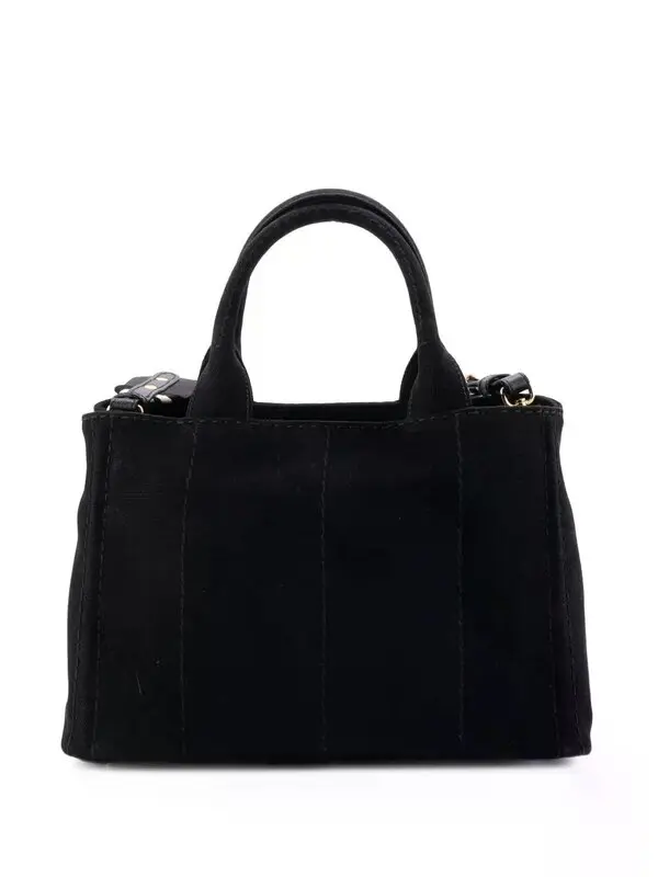 Prada Canapa Convertible Shopping Tote
