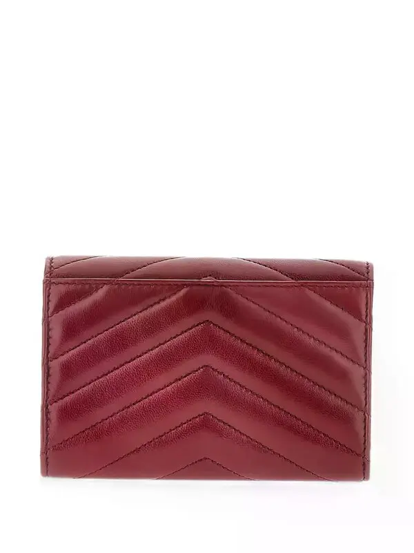 Saint Laurent Cassandre Quilted Wallet