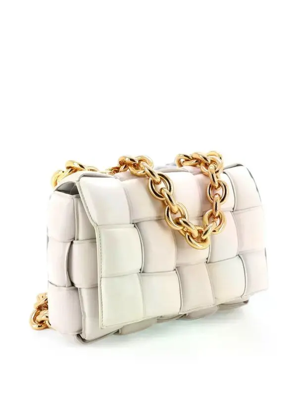 Bottega Veneta Cassette Chain Maxi Bag - Neutrals