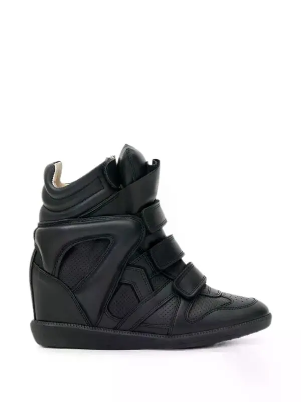 Isabel Marant Étoile Bekett Perforated Leather Sneakers - Black
