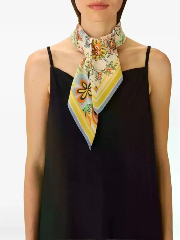 INOUI EDITIONS Graphic-print Square Scarf