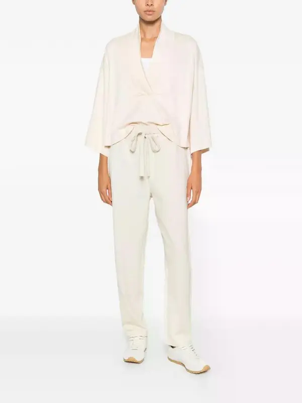 PSOPHIA V-neck Blouse With Cut-out Sleeves