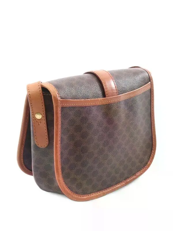 Celine Macadam Leather Shoulder Bag