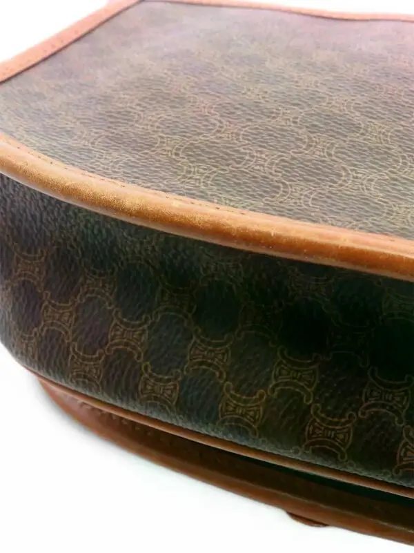 Celine Macadam Leather Shoulder Bag