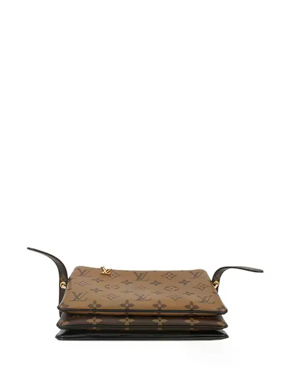 LOUIS VUITTON Monogram Reverse Lv3 Pouch Crossbody Bag