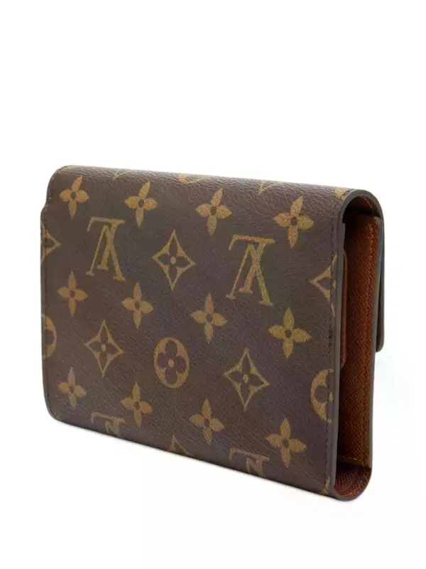 LOUIS VUITTON 2003 Monogram Porte Tresor Etui Papier Wallet Long Wallets