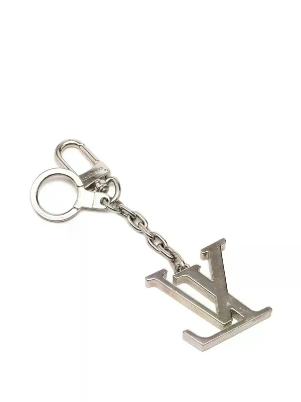 LOUIS VUITTON Brass Initiales Bag Charm Key Chain