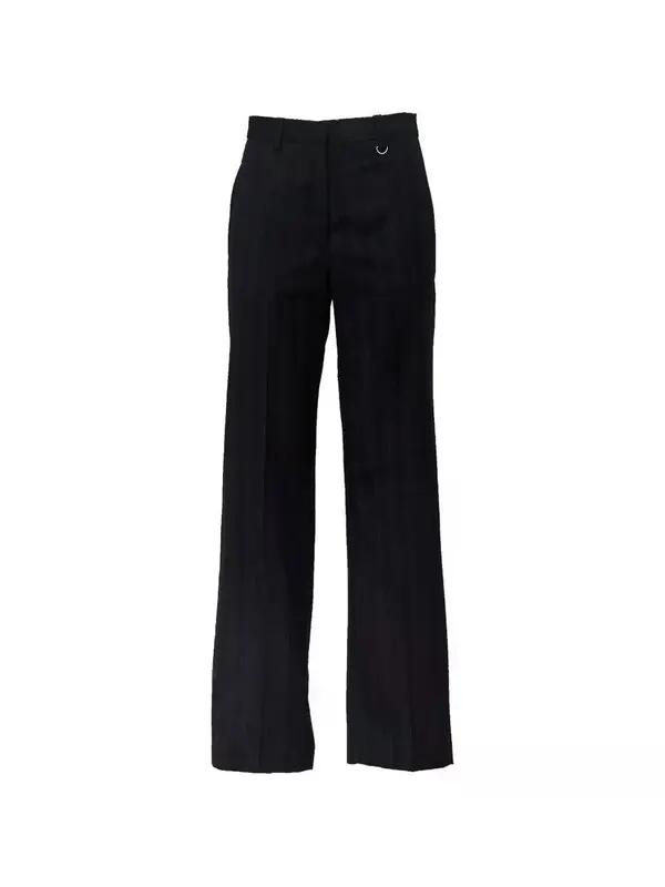 Isabel Marant Étoile Noanda Plaid Virgin Wool Trousers - Grey