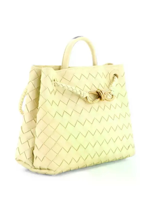 Bottega Veneta Andiamo Top Handle Bag - Yellow