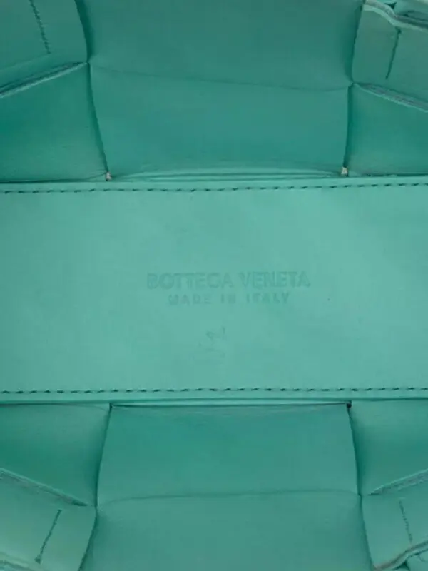 Bottega Veneta Maxi Intrecciato Arco Tote Satchel - Blue