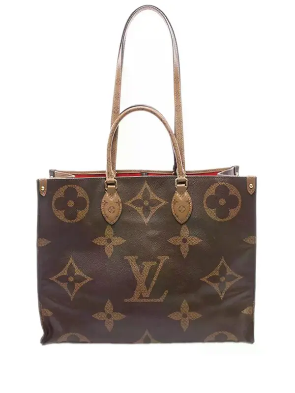 LOUIS VUITTON Monogram Reverse Giant Onthego Gm Satchel