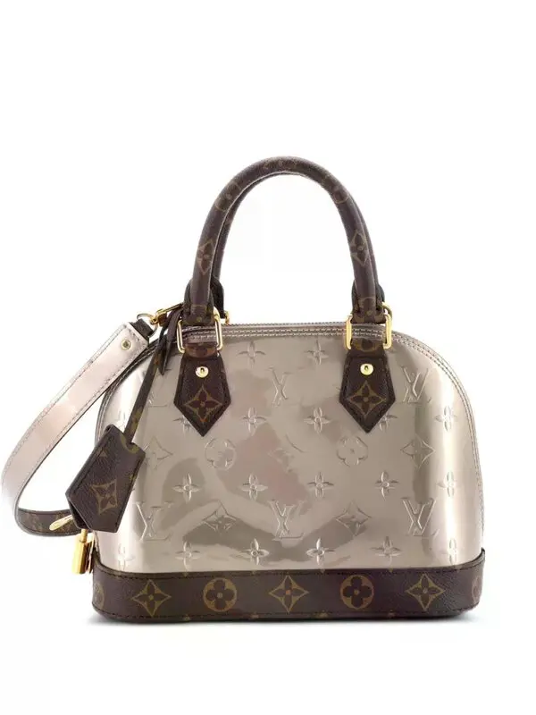 LOUIS VUITTON Alma Handbag Monogram Vernis - Metallic