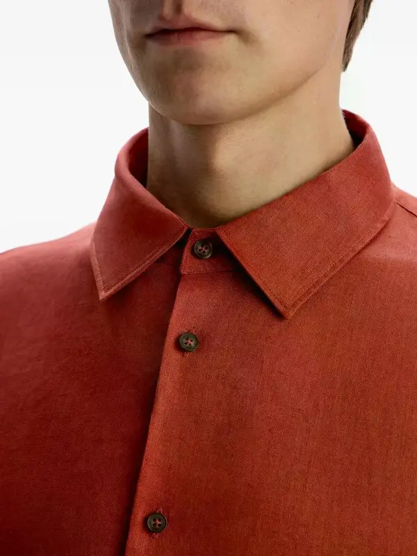 12 STOREEZ Buttoned Linen Shirt