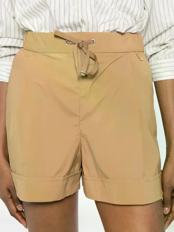 Herno Drawstring Turn-up Shorts