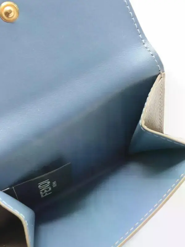 Fendi Way Turn-lock Trifold Wallet