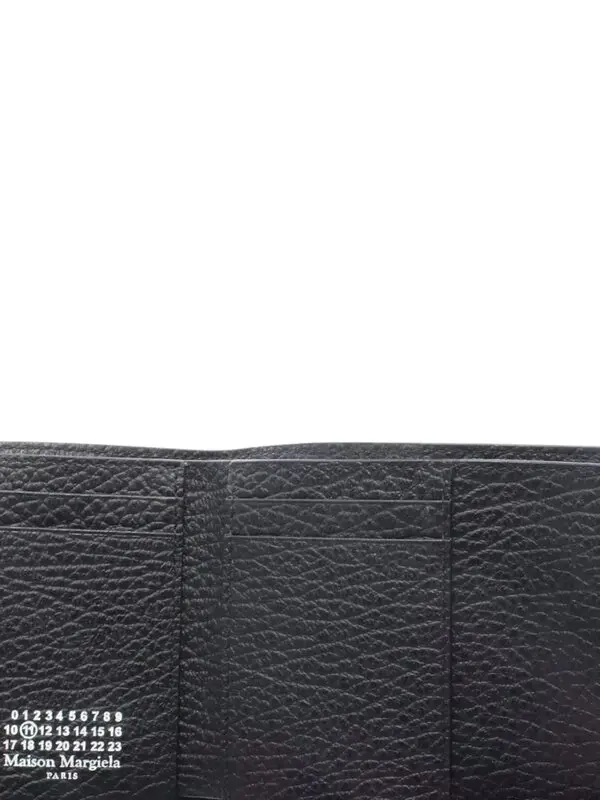 MAISON MARGIELA 2020s Four-stitch Trifold Wallet - Black