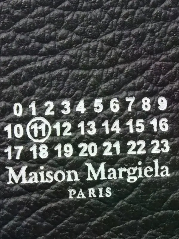 MAISON MARGIELA 2020s Four-stitch Trifold Wallet - Black