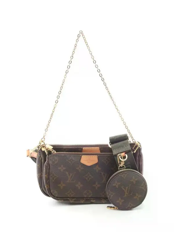 LOUIS VUITTON Monogram Canvas Pochette Accessoires Clutch Bag
