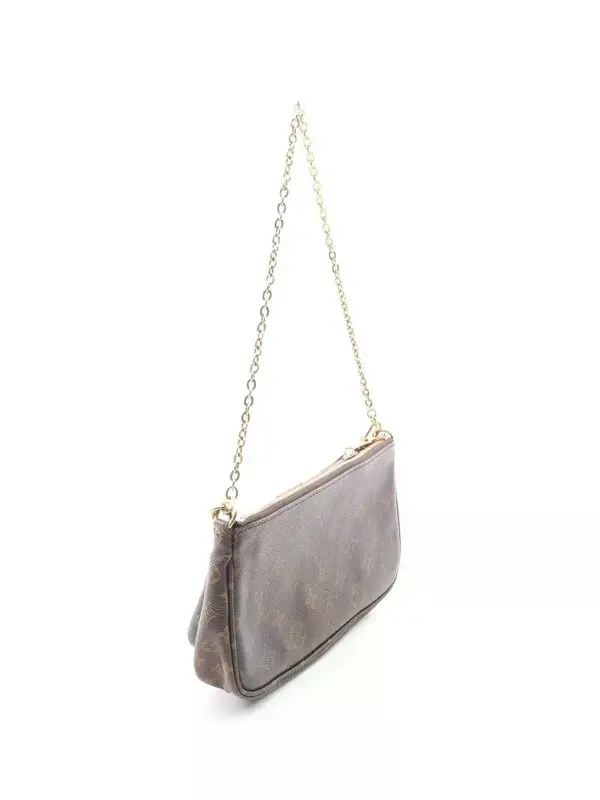 LOUIS VUITTON Monogram Canvas Pochette Accessoires Clutch Bag