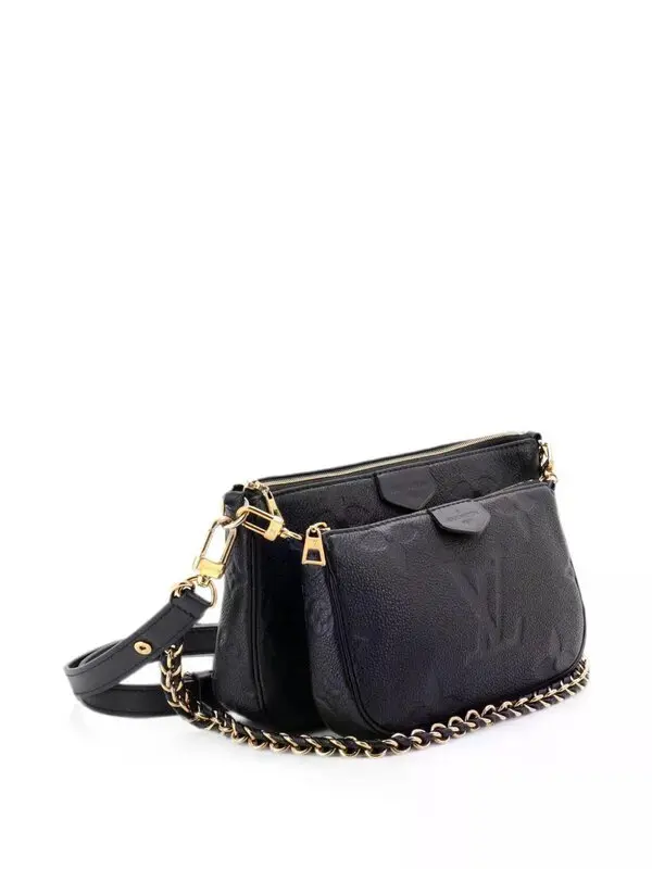 LOUIS VUITTON Multi Pochette Accessoires Monogram Empreinte Giant Crossbody Bag