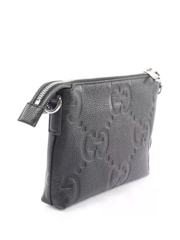 Gucci Small Jumbo Gg Leather Messenger Bag