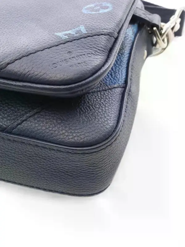 LOUIS VUITTON 2021 Trio Monogram Shadow Watercolor Messenger Bag