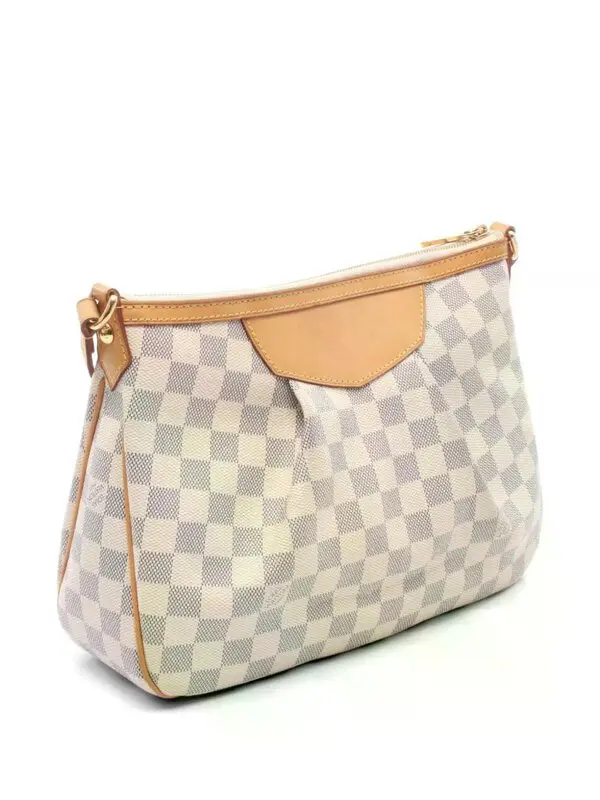 LOUIS VUITTON Damier Azur Siracusa Pm Shoulder Bag