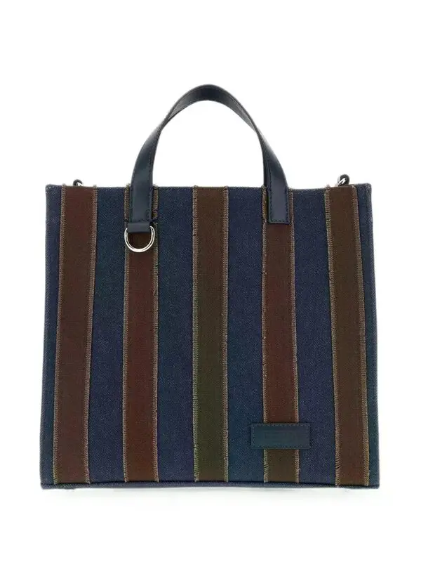 Fendi Pequin Stripe Tote Bag