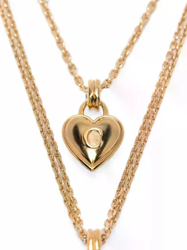 Chloé Mini Paddington Heart Pendant Necklace