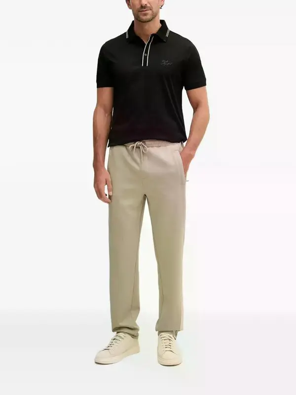 Karl Lagerfeld Logo-tape Drawstring Track Pants