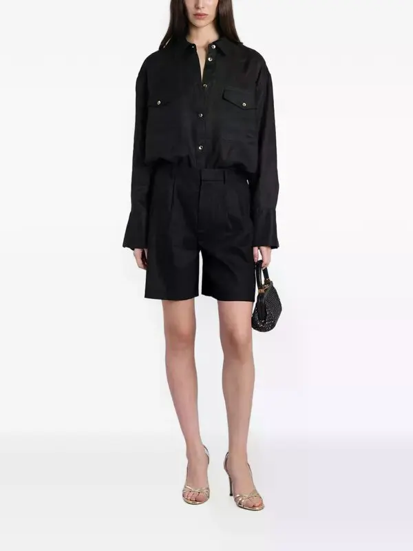 Alice + Olivia Finely Pocket-detail Button-up Shirt